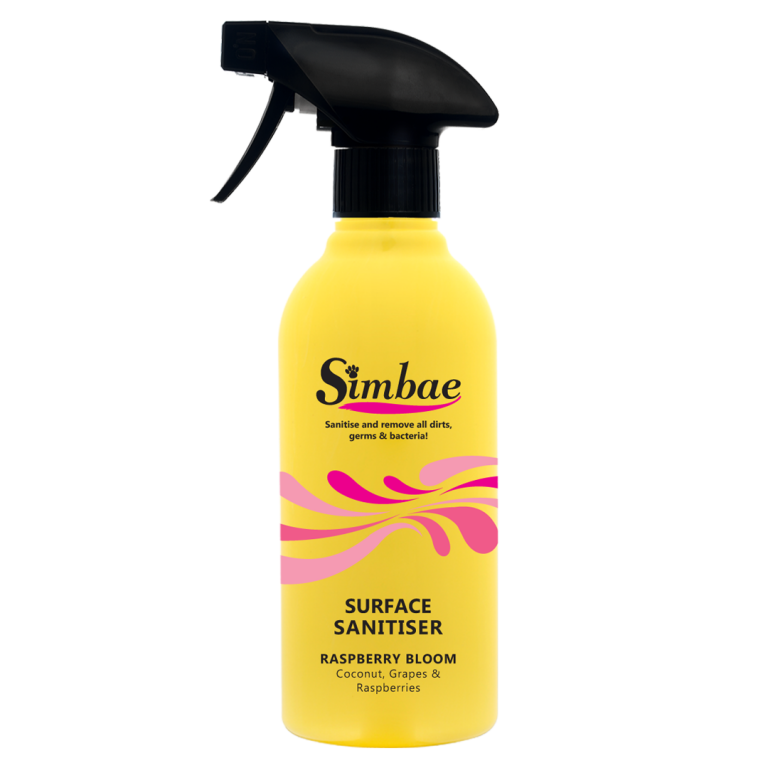 Raspberry Simbae surface sanitiser spray – Jetty van der Hulst – Specials